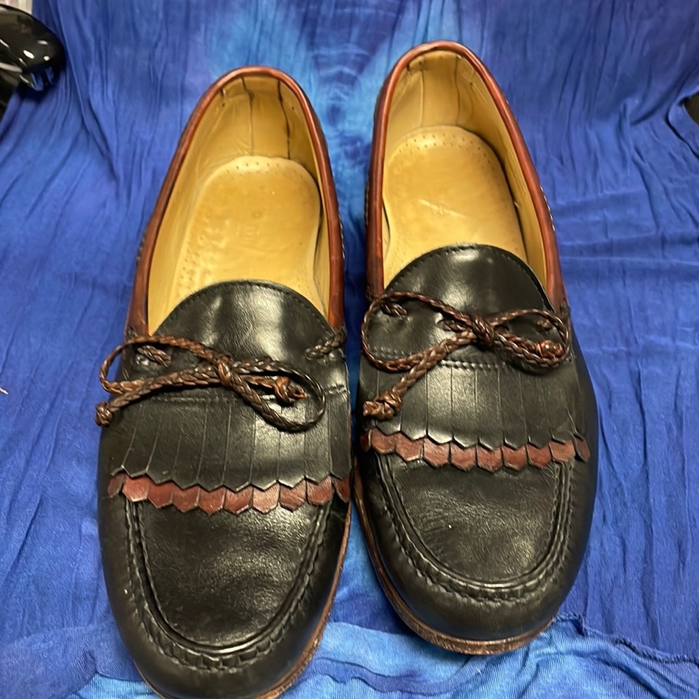 Allen Edmonds Men's 12 Cody Chili Brown Leather Woven… - Gem